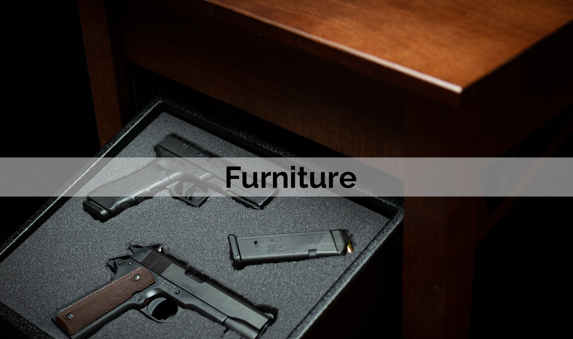 Gun Concealment Furniture | Hidden Firearm Furniture Safe | Tactical Walls
